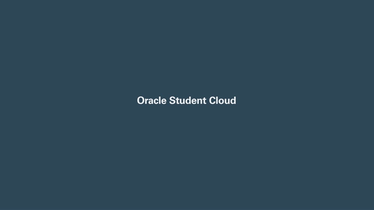 Oracle Student Cloud