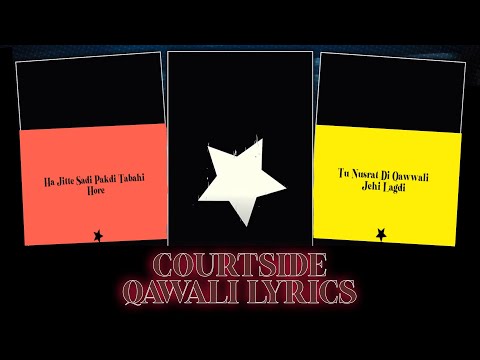 Courtside Song Lyrics - Karan Aujla | Courtside Qawali Lyrics Video - Sur Sgar | Courtside Lyrics