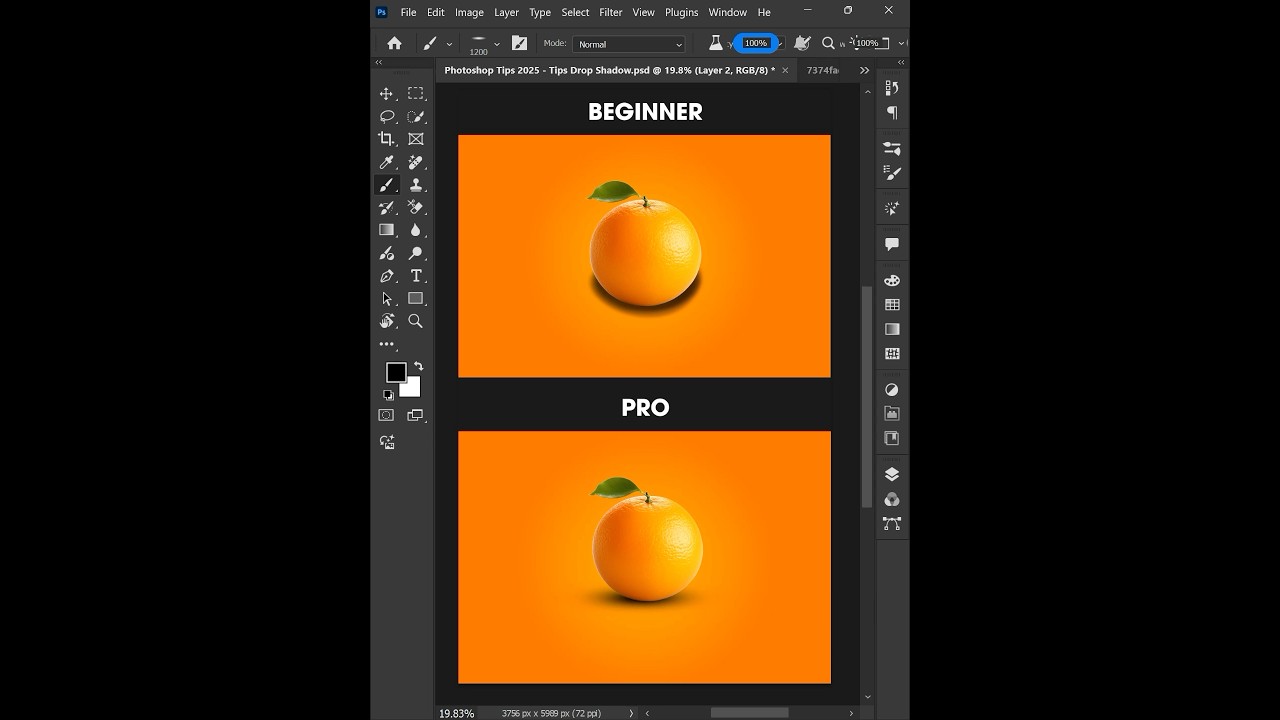 Photoshop Tips  2025 - How to create Drop Shadow Like a PRO #ducthangds