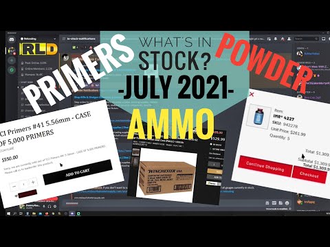 What Reloading Components Are Coming Back In Stock? Is The Powder And Primer Shortage Over? 073121