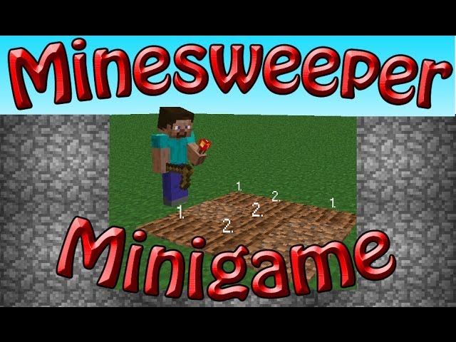 Minesweeper Minigame [No Mods] Minecraft Map