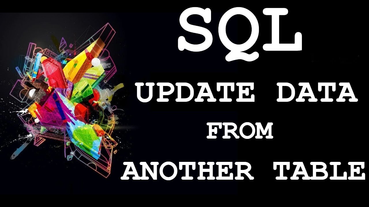 SQL: Update Values from Another Table using UPDATE Statement with Subquery in WHERE clause