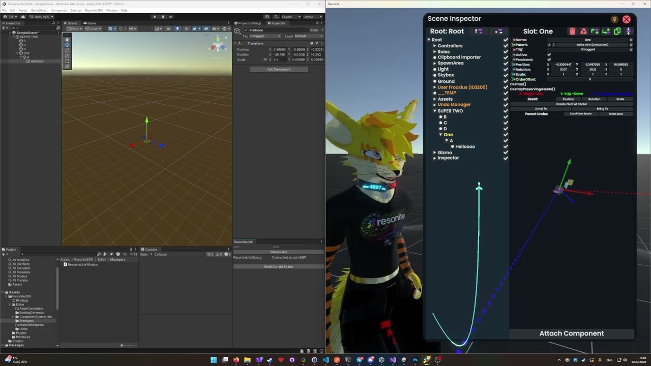 Unity SDK - first initial bits working!