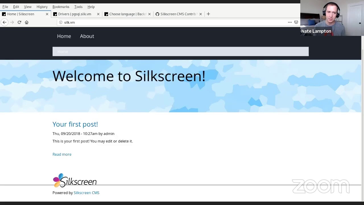A Demo of Silkscreen CMS - A fork of Backdrop CMS