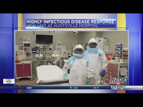 Highly Infectious Disease Response Unit in place at Huntsville Hospital