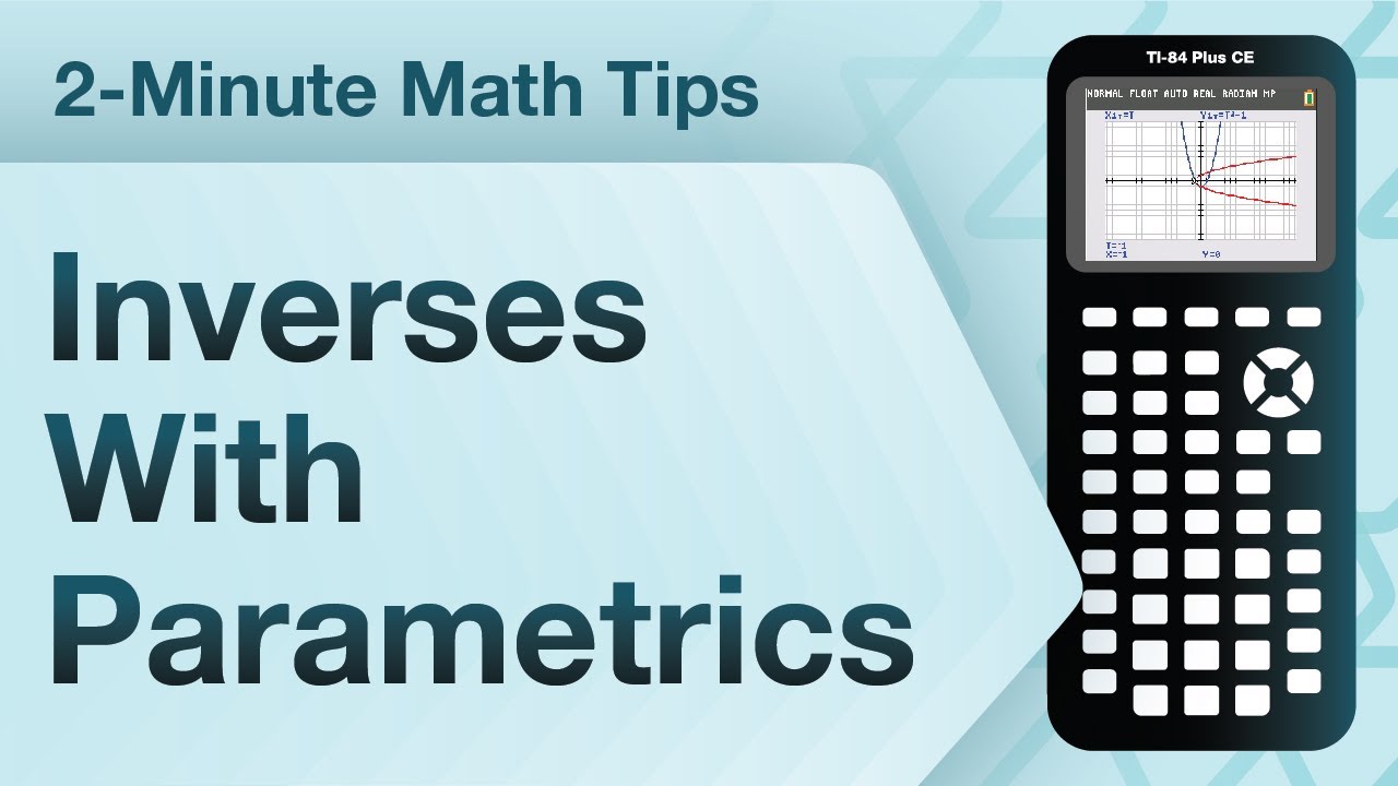Graph Inverse Functions Using Parametric Equations