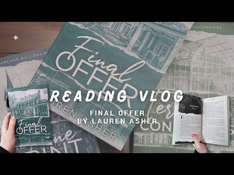 READ WITY ME: final offer by lauren asher: spoiler free reading vlog