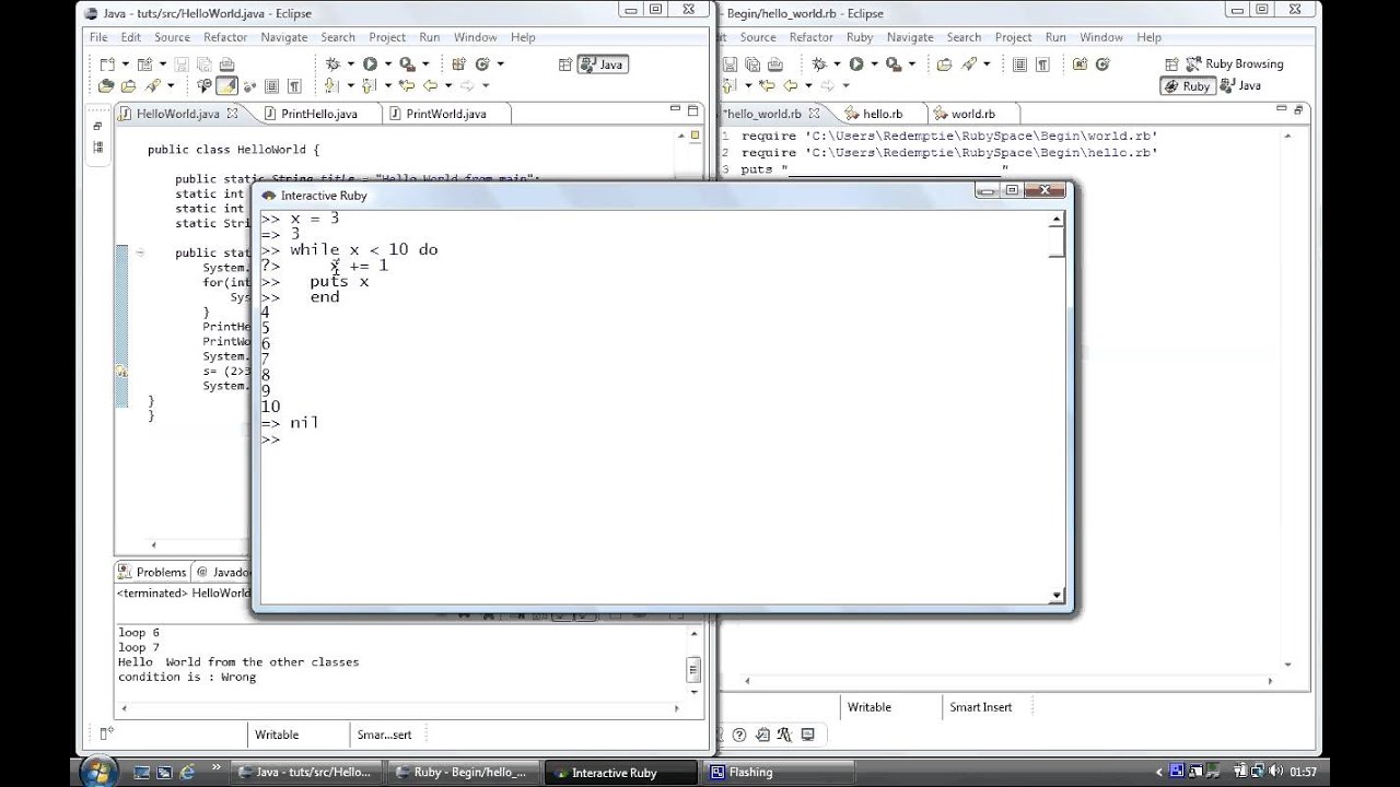Ruby Programming Until Loop and While Part - 14