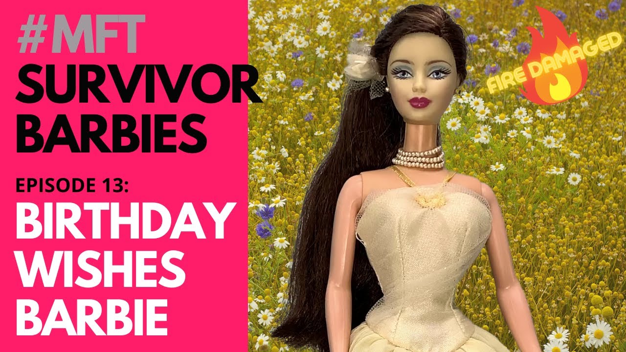 BIRTHDAY WISHES BARBIE YELLOW 2003 #B9786