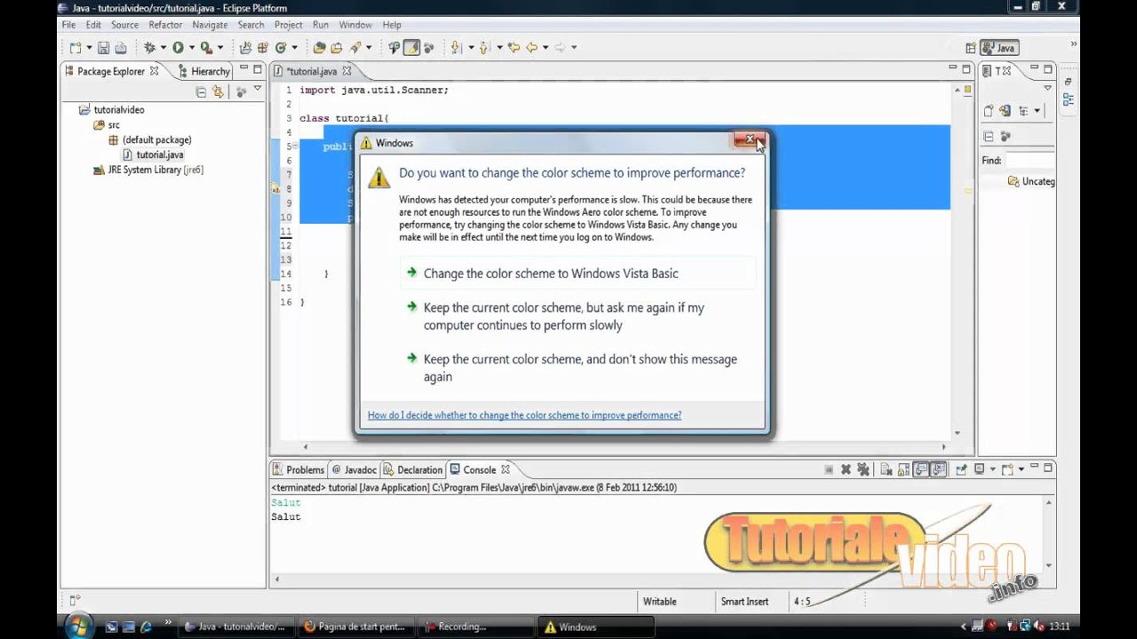 Tutoriale Video java nr 7