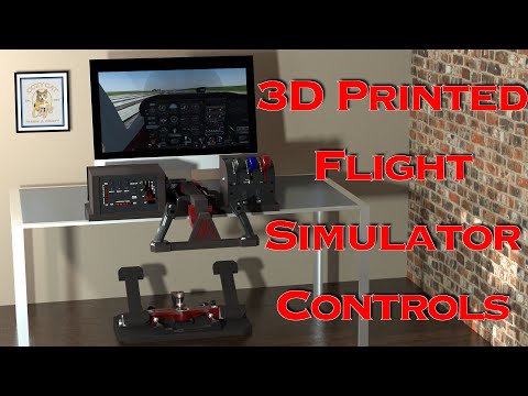 3D Printed Flight Simulator Controls by PPTinkles - Thingiverse