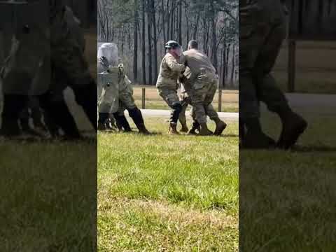 Military Riot Training Gone Wrong | Worth The Laugh Though #militaryshorts #military #training