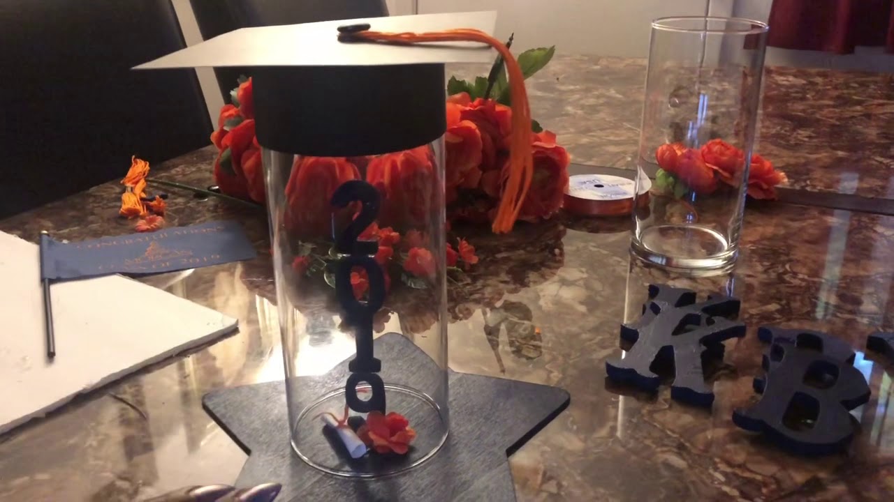 🧡🎓Graduation 💙🎓Table 🧡🎓Centerpieces💙🎓