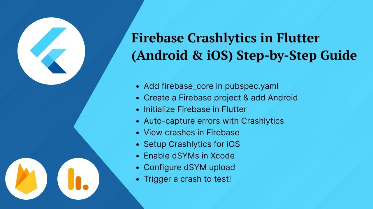 Firebase Crashlytics in Flutter (Android & iOS) | Step-by-Step Guide 🚀