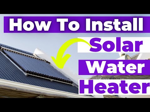Installing New Solar Hot Water Heater || Best Budget Tank Water Heater 2023