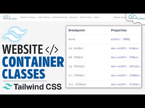 Learn What are Containers in Tailwind CSS | Tailwind Containers Class Complete Tutorial - Mind ...