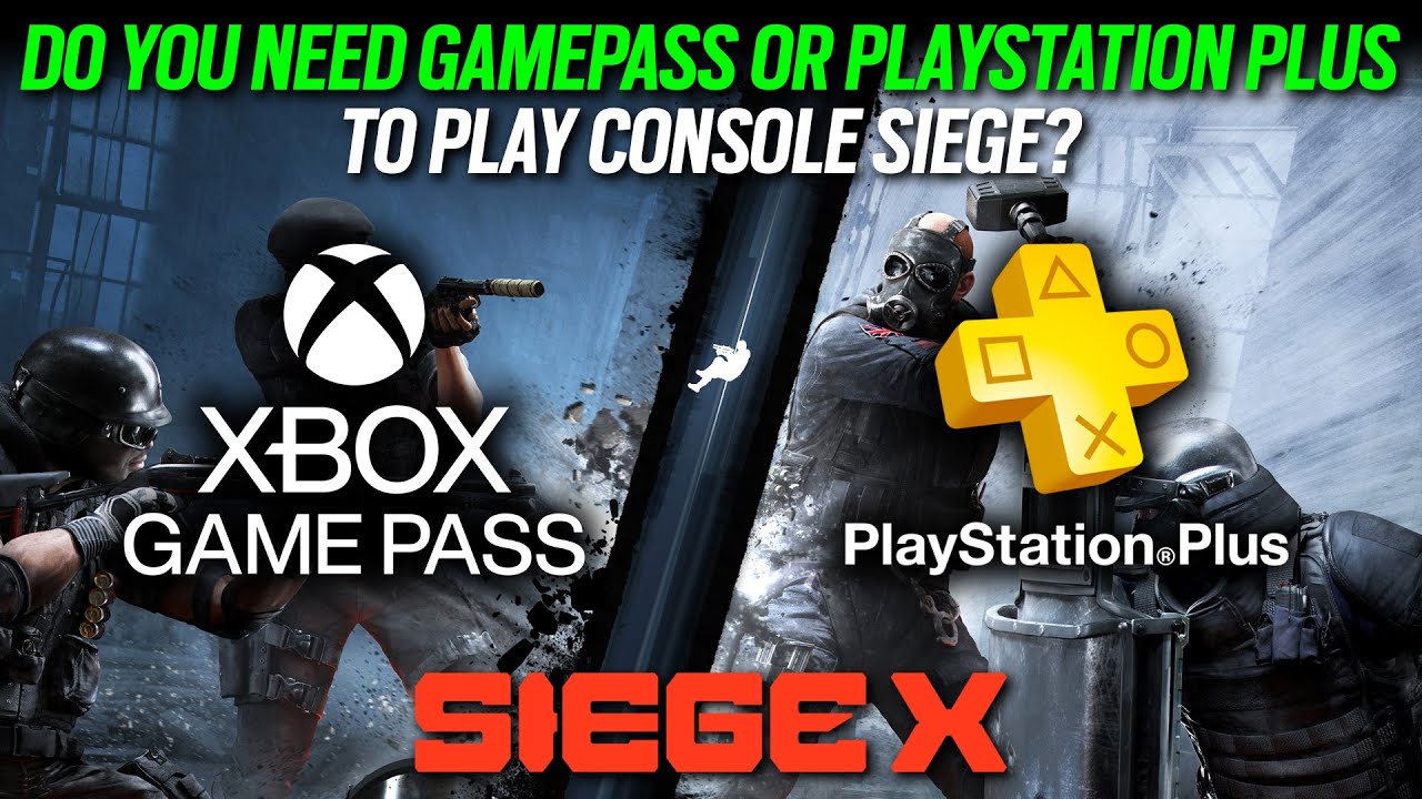 Do You Need GamePass Or PlayStation Plus to play Siege X? - Rainbow Six Siege X #PCGamePassPartner