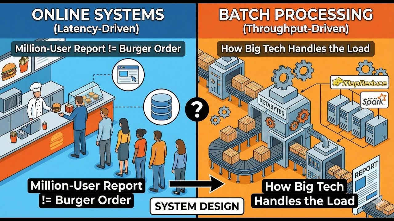 Batch Processing vs. Stream Processing: MapReduce, Spark, and System Design Explained