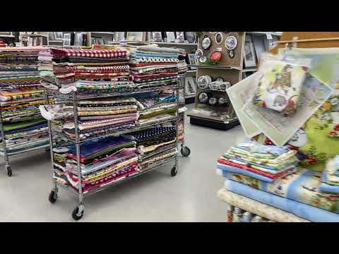 Fabric Store TOUR - Ben Franklin Crafts (Monroe, WA) 02.06.23