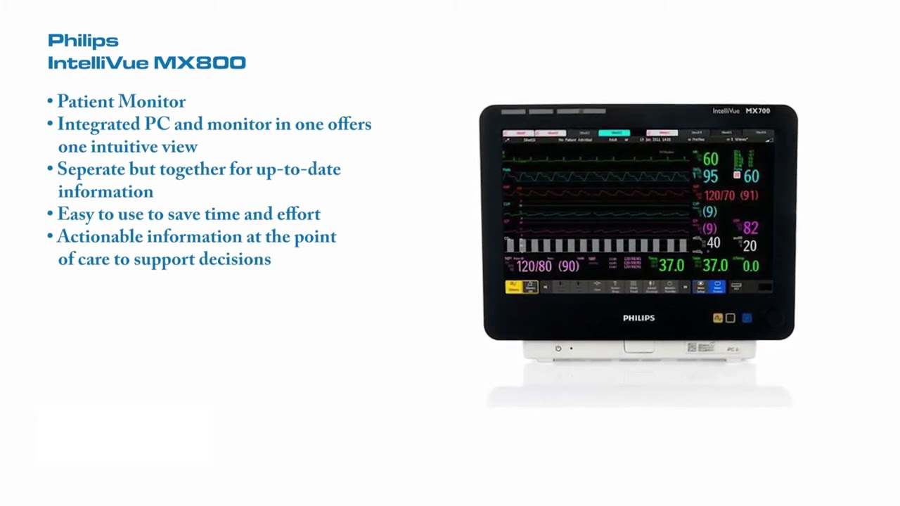 Монитор пациента Philips IntelliVue MX800 - купить в Москве по выгодной ...
