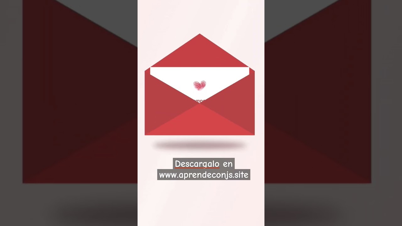 📜 Carta Animada con HTML, CSS y JavaScript 💖 | Proyecto Creativo 2025 🚀 #amor #love #javascript