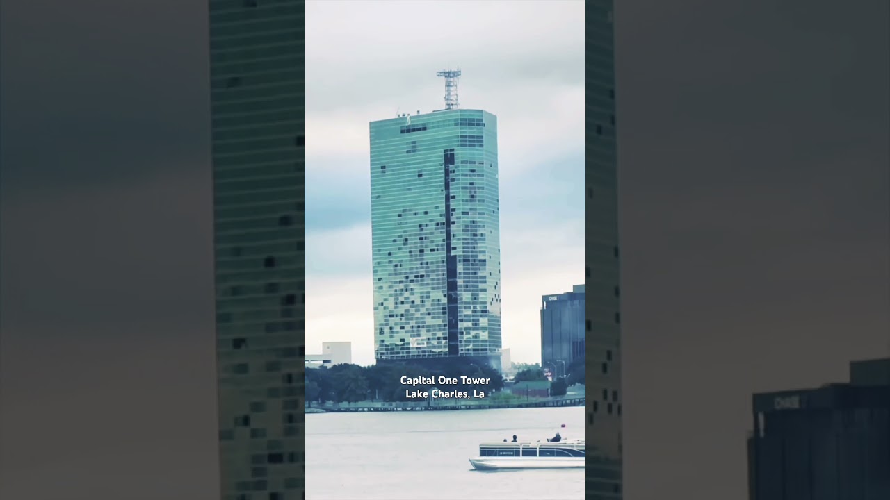 Capital one tower implosion damaged due yo multiple hurricanes #lakecharles #implosion