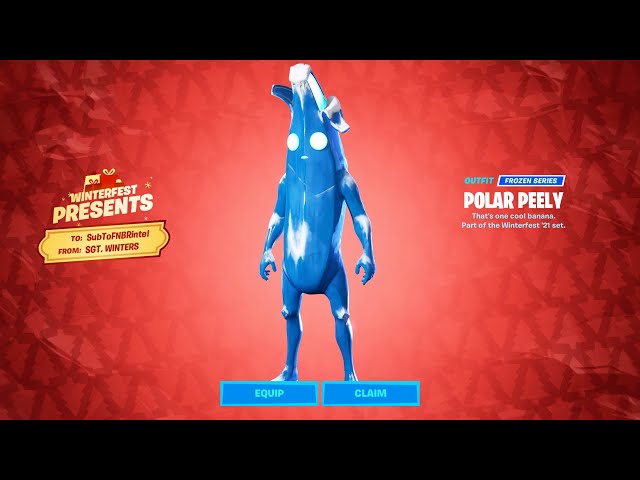 How to get Frozen Peely skin early in Fortnite Chapter 3 Season 1