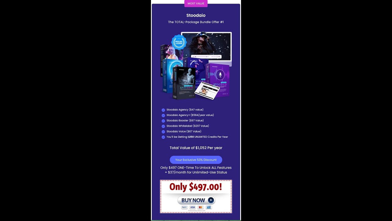 Stoodaio 2.0 Exclusive Bundle Packages Review