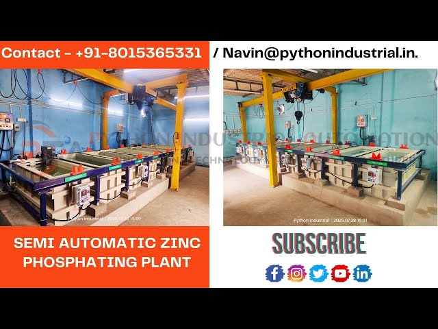 Phosphating Plant - Seven Tank Phosphating Pretreatment Plant ...
