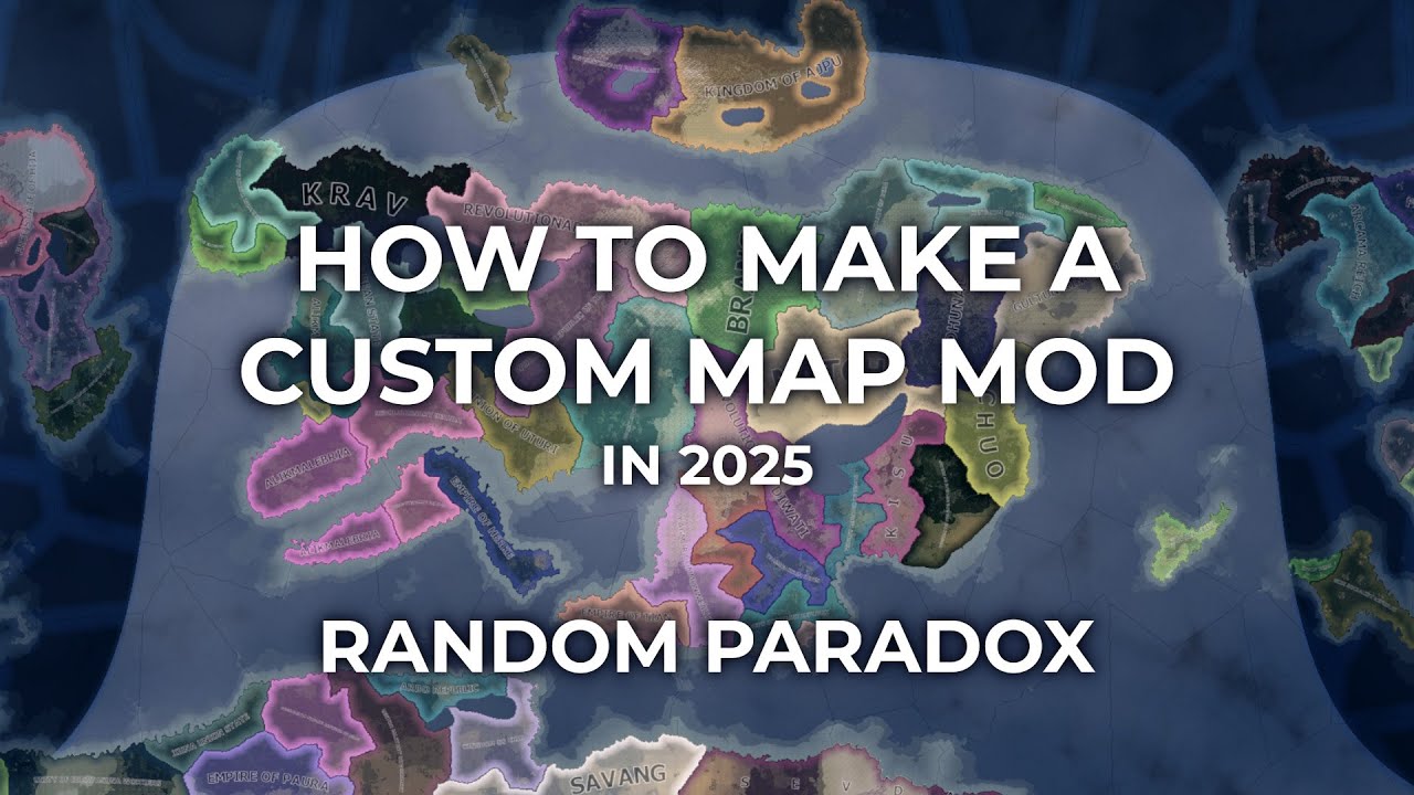 How to Make a Hoi4 Custom Map Mod in 2025 | Random Paradox