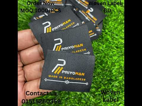 Custom Woven Labels for Clothing | Woven Label | Paper Tag Design | Manufacturing & Printing Guide.