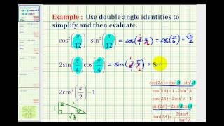 How to prove equations using double-angle identities | Pearson+ Channels