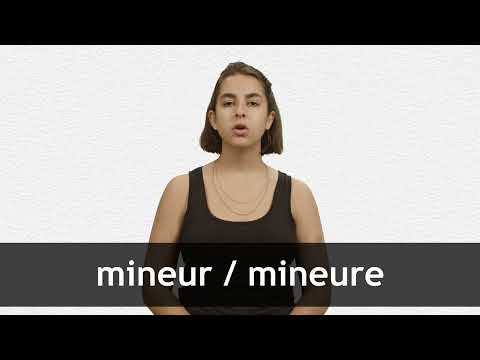 English Translation of “MINEUR” | Collins French-English Dictionary