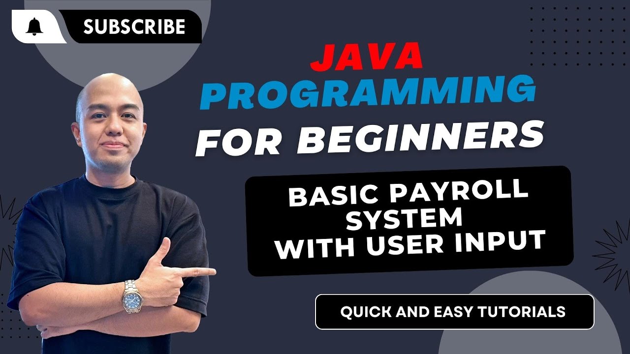 Java Basic Payroll System with User Input