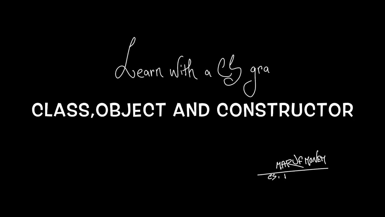 Understanding classes, objects and constructors | Box making example