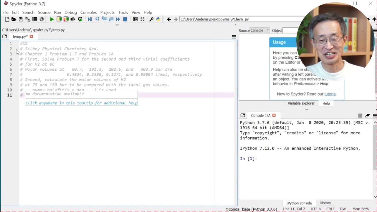 SDG P-Chem 001 Python Coding for Physical Chemistry