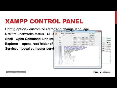 XAMPP control panel: Lesson 04