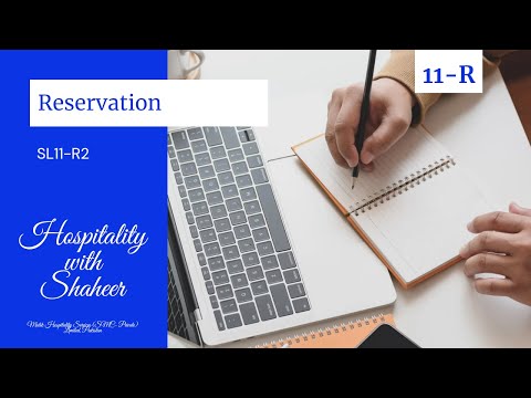 SL11-R2-Reservation (Definition) in Urdu | Hospitality with Shaheer