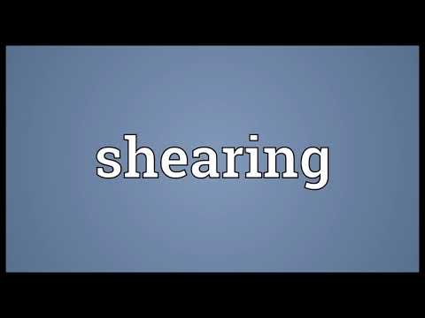 Shearing Meaning