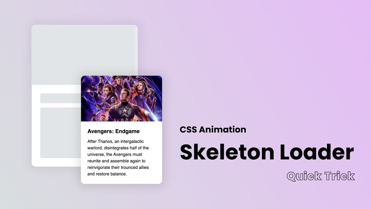 Create A Skeleton Loading Effect With Html, CSS And Javascript | Web Design | Speed Code
