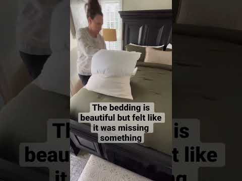 Amazon Euro Shams | Homemaking #amazonfinds #homemaking #homemaker #makeover #bedroom #bedroomdecor