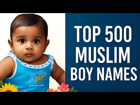 500 Muslim Boy Names A to Z | Tamil English Arabic | Islamic Baby Names with Meanings 2025