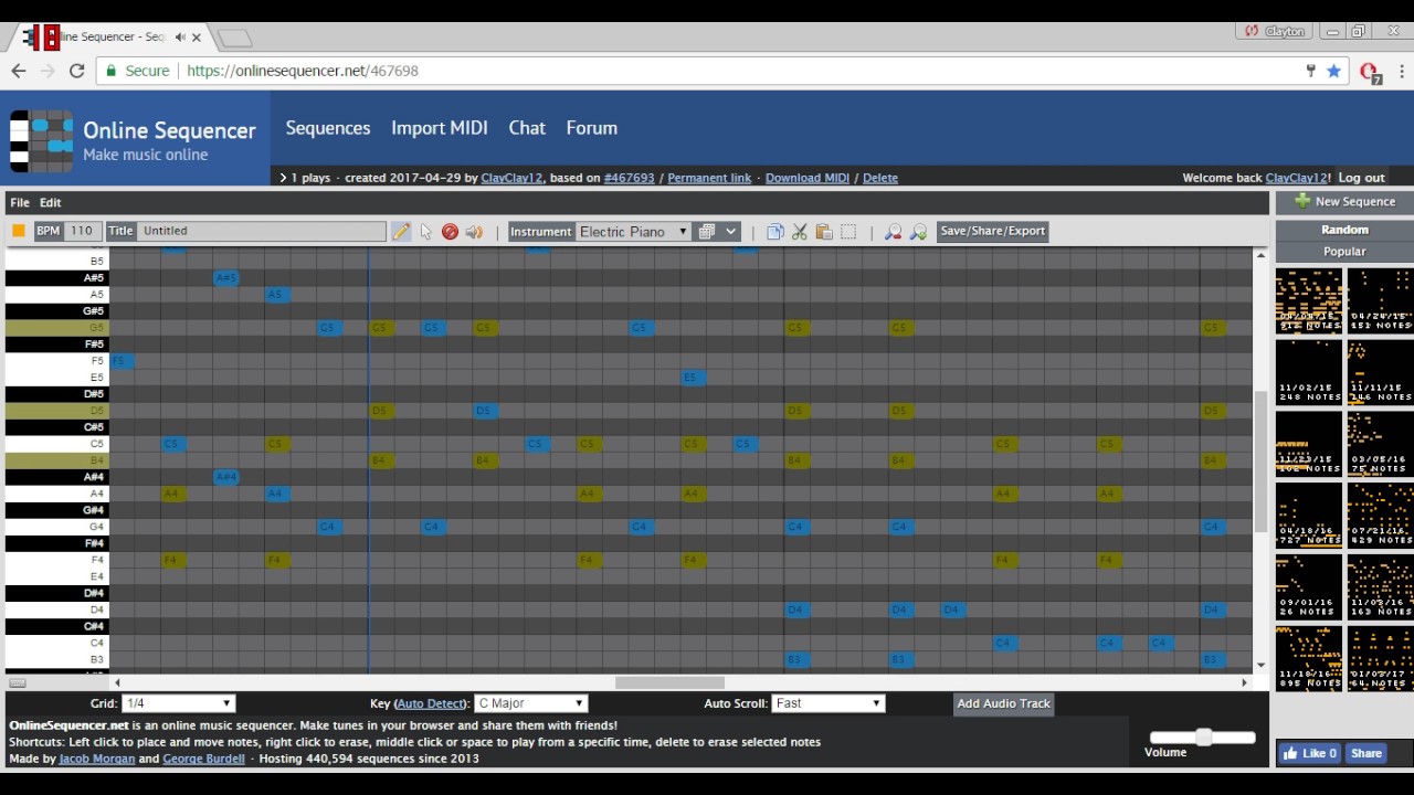 Online Sequencer 14