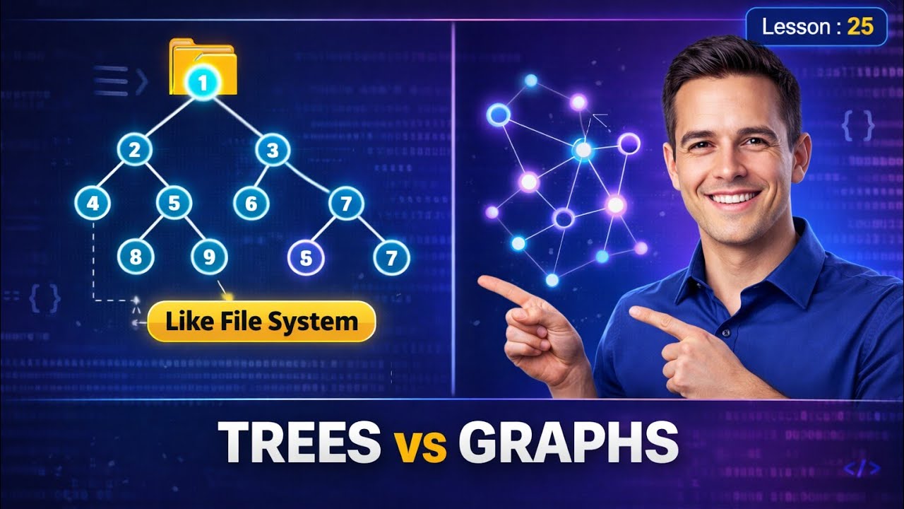 Introduction to Non-Linear Data Structures | Trees and Graphs Explained Simply