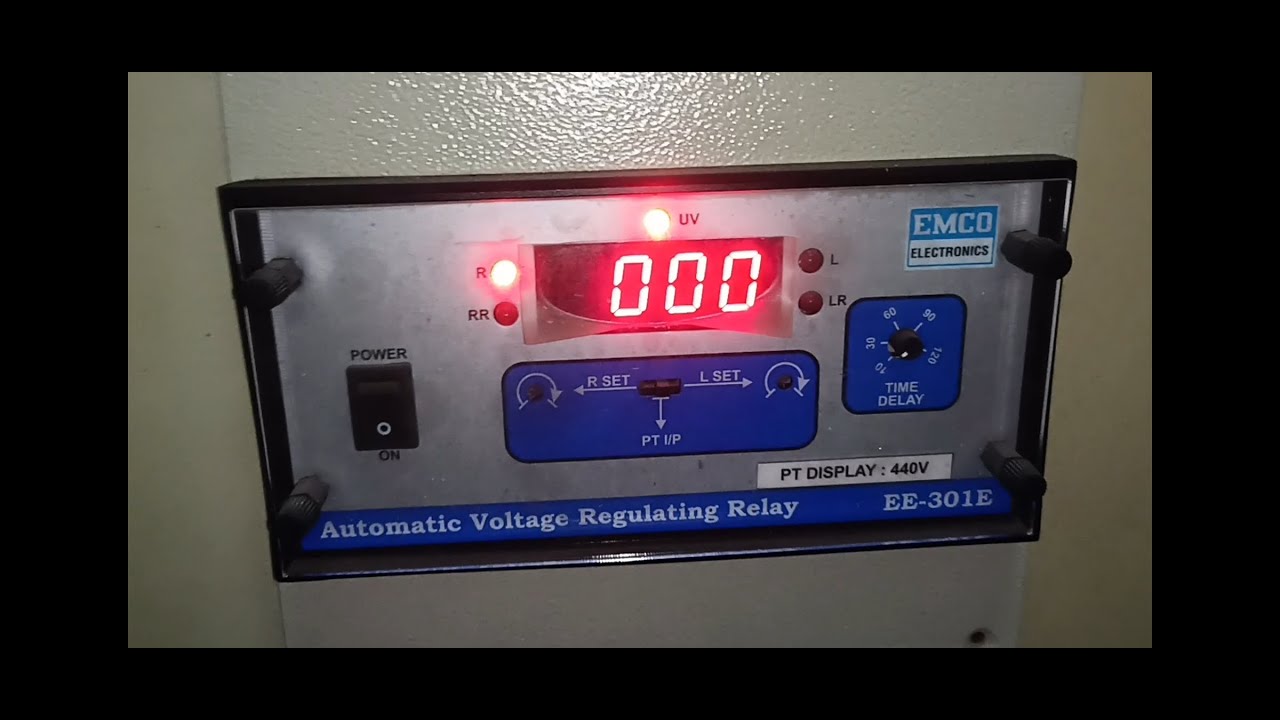 Automatic voltage regulator EMCO EE - 301 E wiring & details