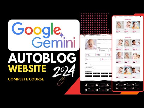 Create Autoblogging Baby Names Meaning website using Google Gemini AI , ACF and Elementor Pro