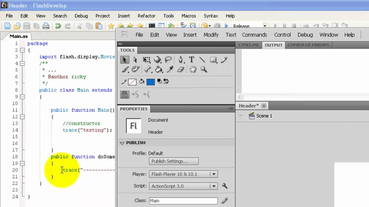 How To Program Flash actionscript 3 functions
