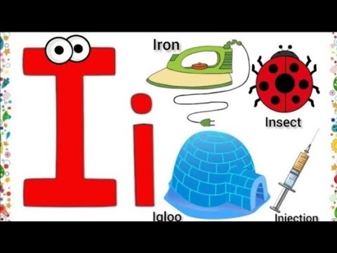 I for Ice | Words Start with Alphabet I | I for Ink | I got Iron | I for Insect| Kids Basic Learning