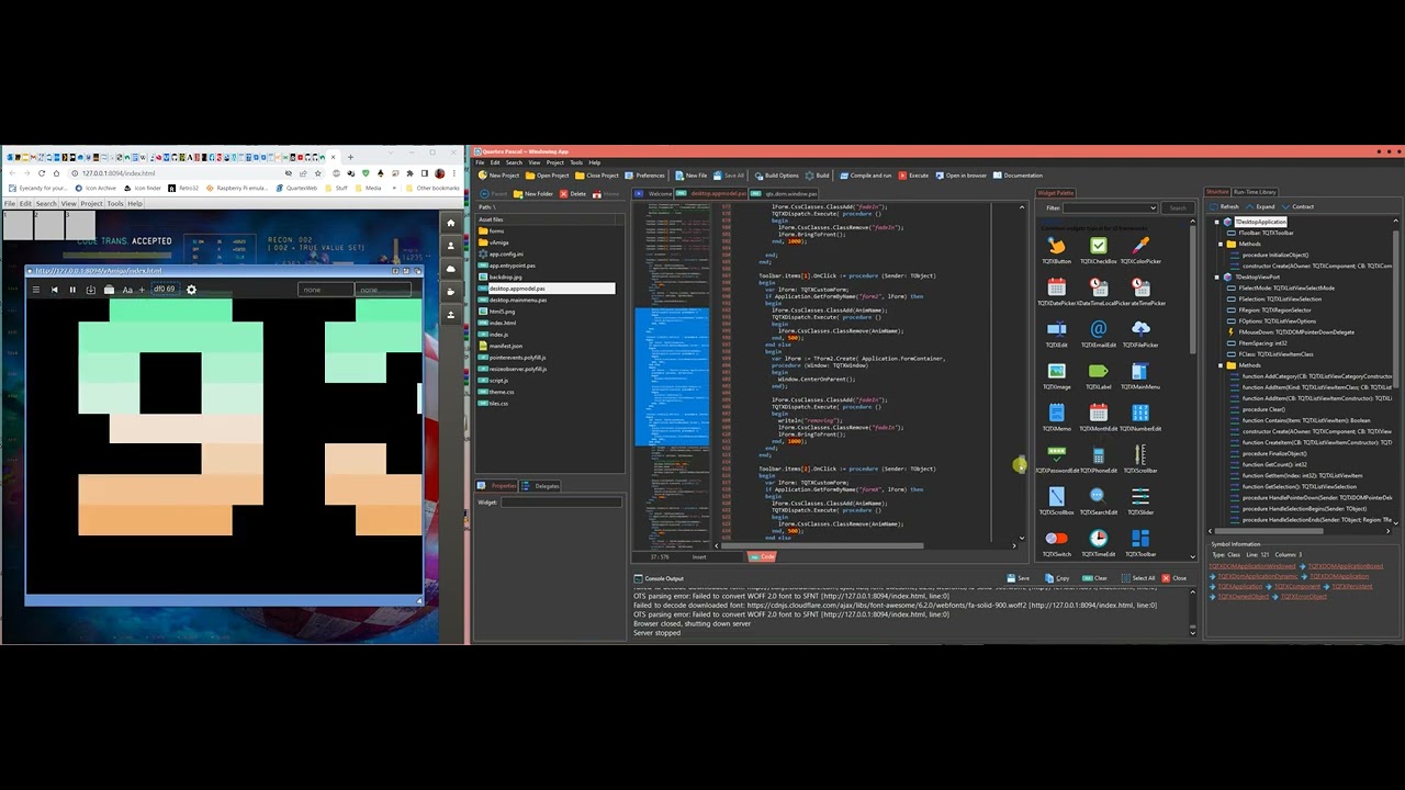 Amibian.js | Quartex Pascal