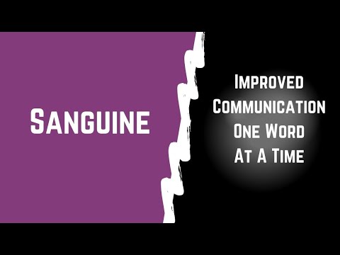 Word of the day #74: Sanguine